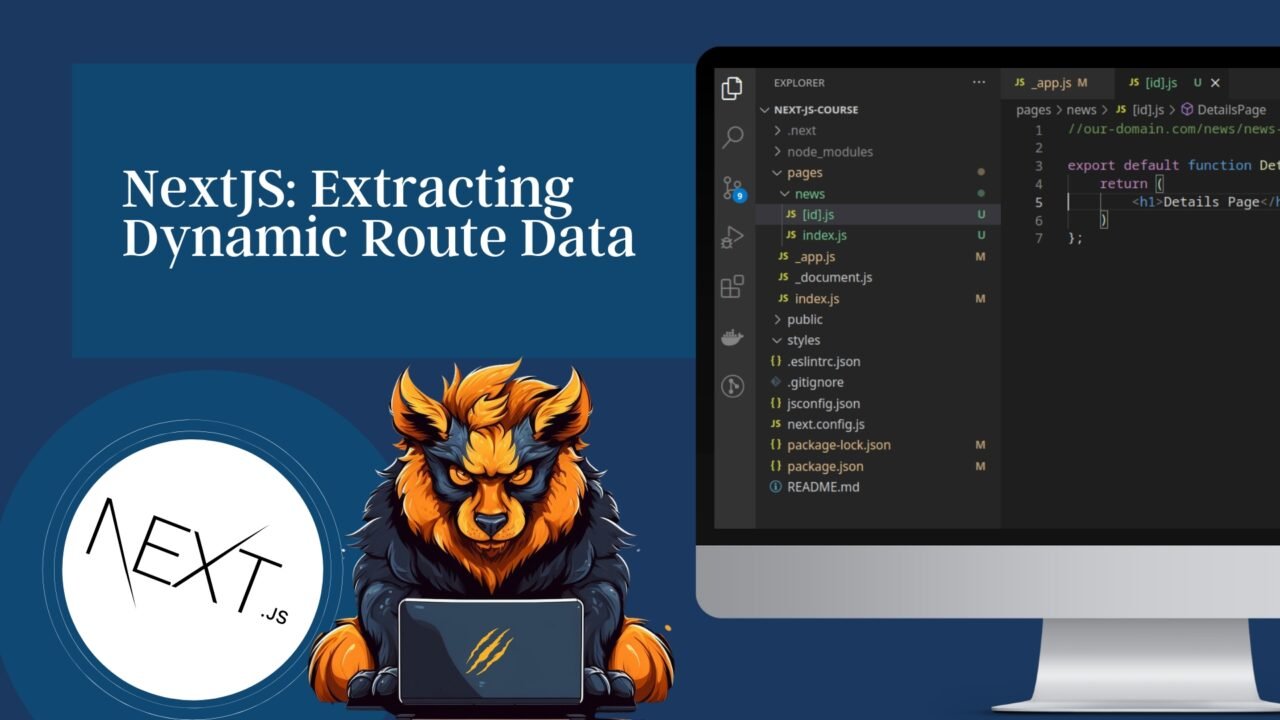 NextJS: Extracting Dynamic Route Data using useRouter hook - Coding Beast NextJS: Extracting Dynamic Route Data using useRouter hook - Coding Beast